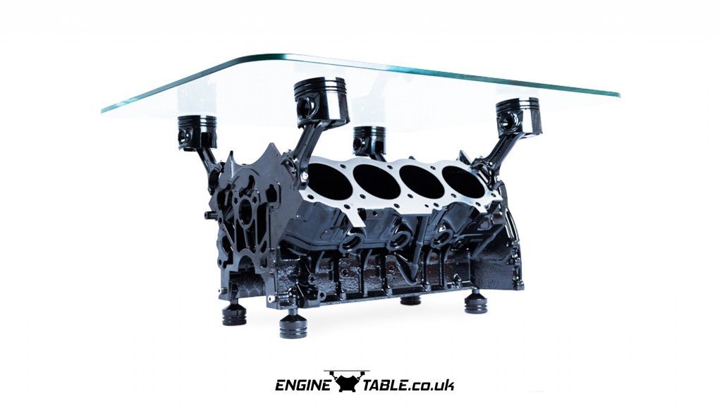 Rover V8 Engine Coffee Table By Engine Table UK