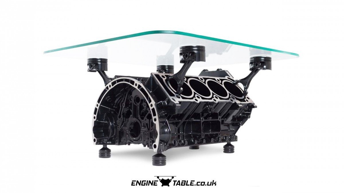 Unique Mercedes V8 Table by Engine Table UK