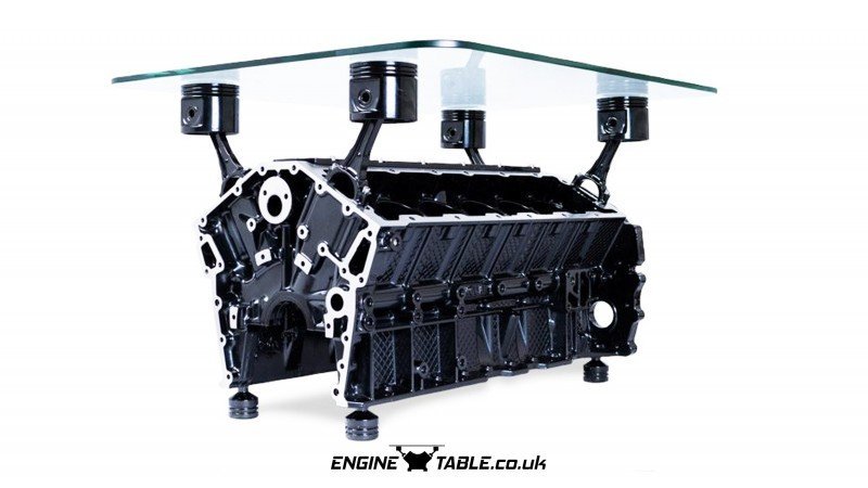Jaguar V12 Engine Coffee Table By Engine Table UK
