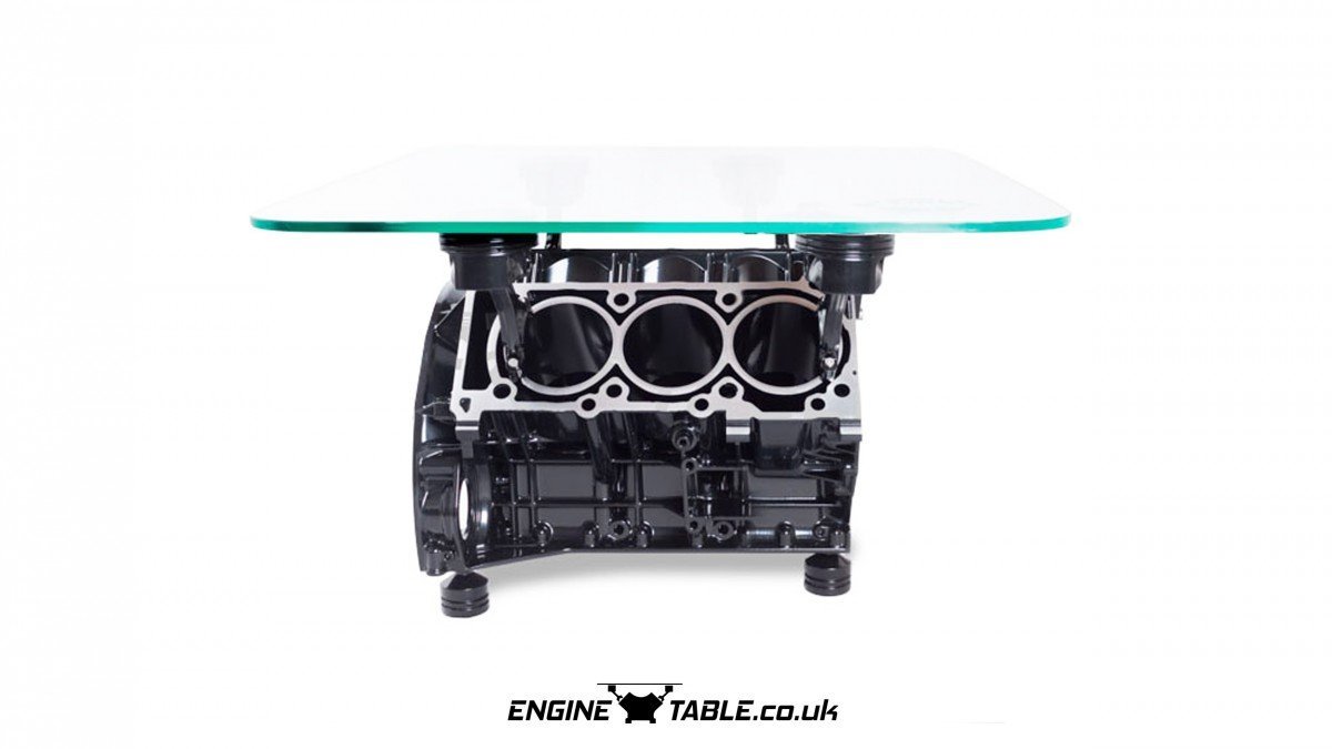Stunning Bentley W12 Engine Coffee Table by Engine Table UK
